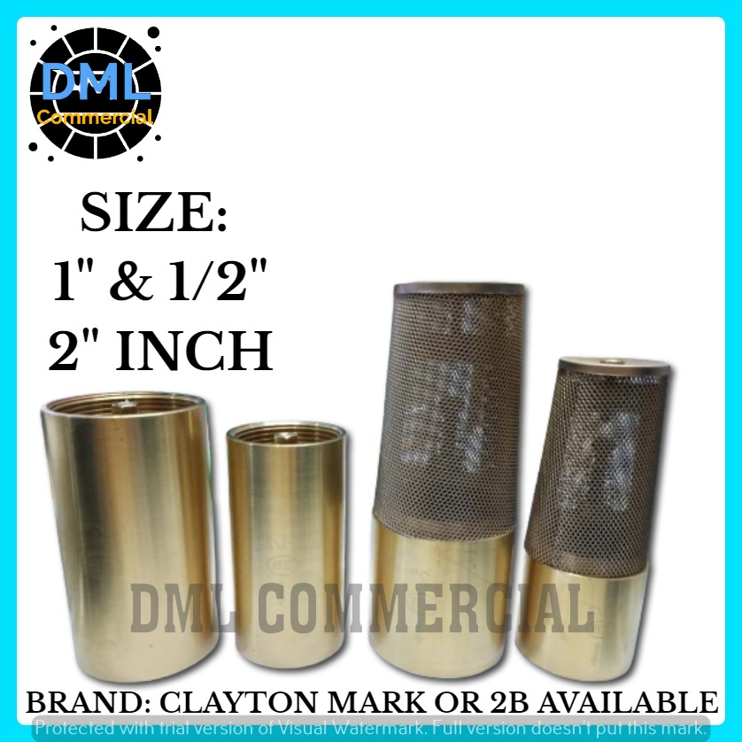 (DML-1209) 1PCS CLAYTON MARK/2B FOOT&CHECK VALVE (1&1/2, 2 INCH ...