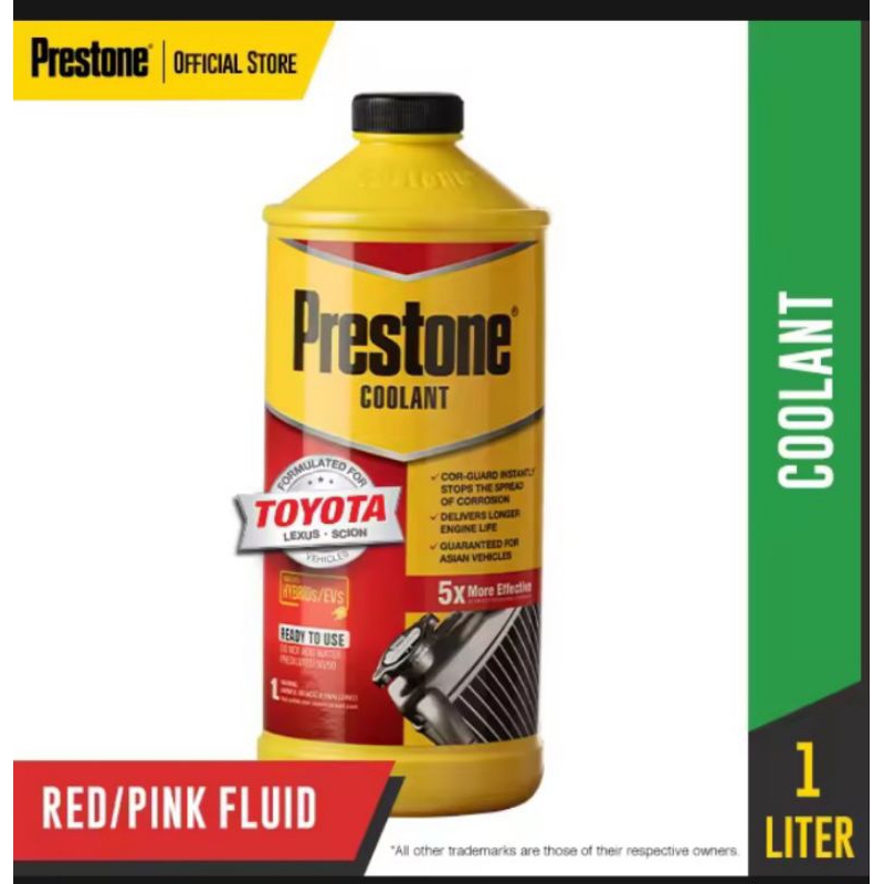 Prestone Asian Coolant Ready To Use Pink/Red 1 Liter | Shopee Philippines