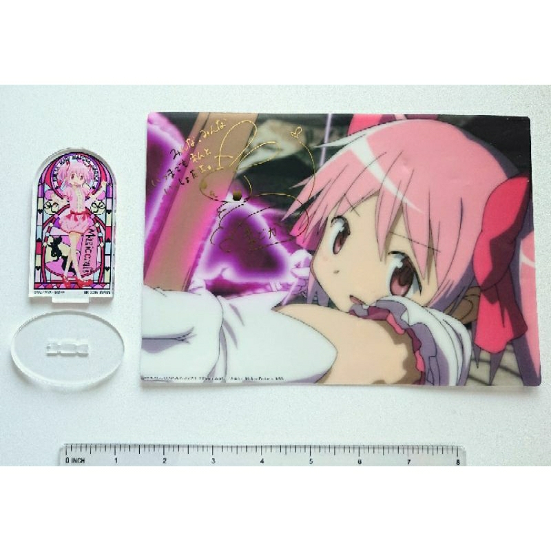 Madoka Magica Acrylic Stand + Clear Poster. Official anime merch japan ...