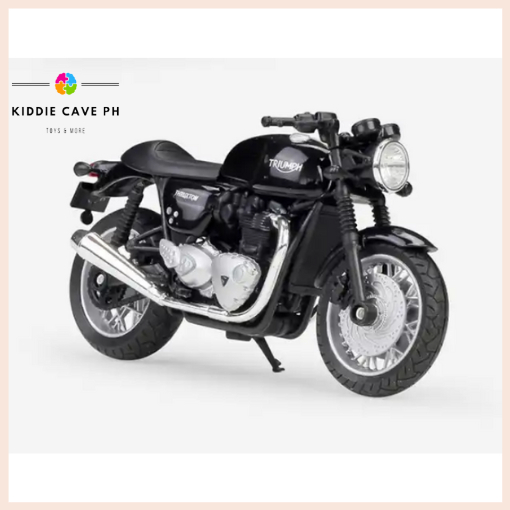 Triumph Thruxton 1200 Motorcycle Die-Cast Toy Car Collection Vehicle 1/ ...
