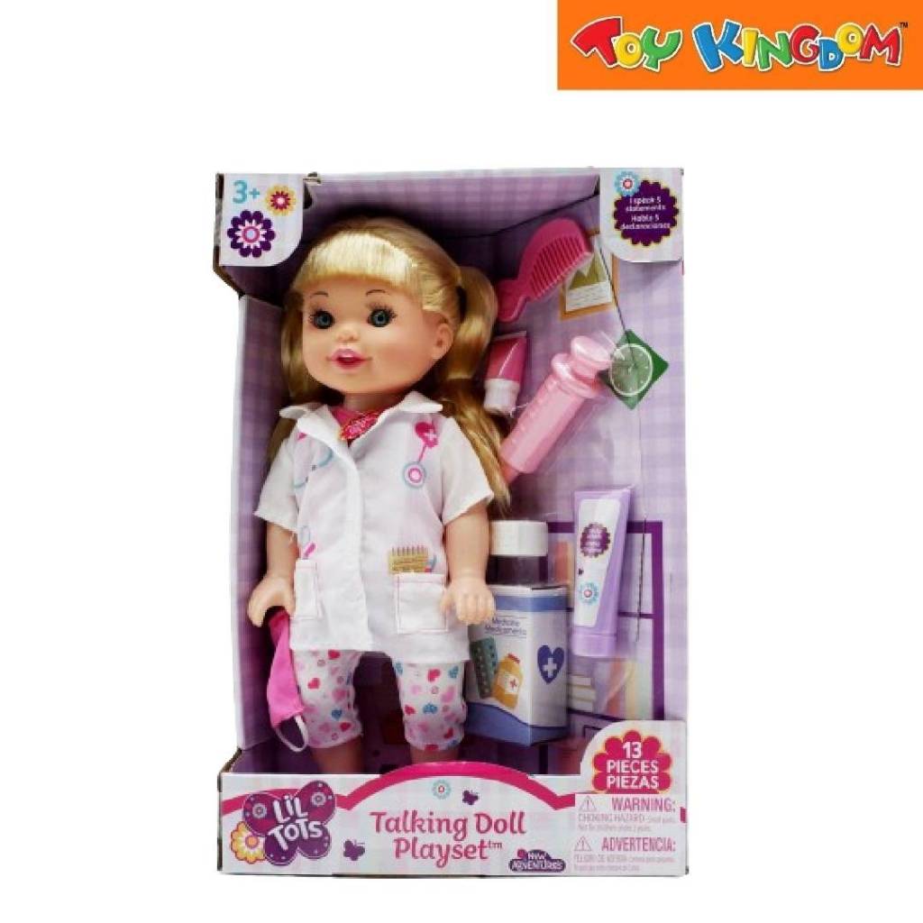 New Adventures Lil Tots Talking Playset 14 inch Doll | Shopee Philippines