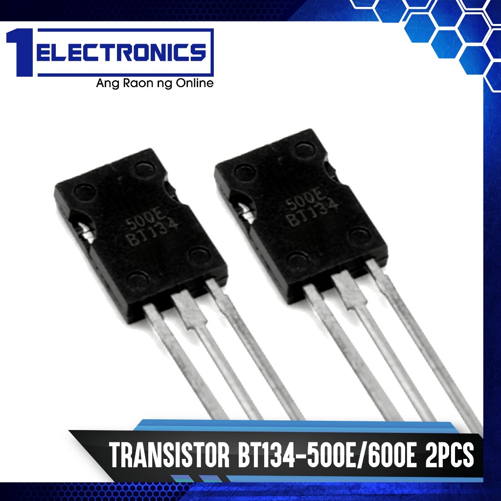 1Electronic 2pcs Transistor Triac BT134-500E or 600E | Shopee Philippines