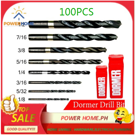 PER 100PCS Drill Bit Set for metal and steel - 1 pcs - 1/8, 5/32, 3/16 ...