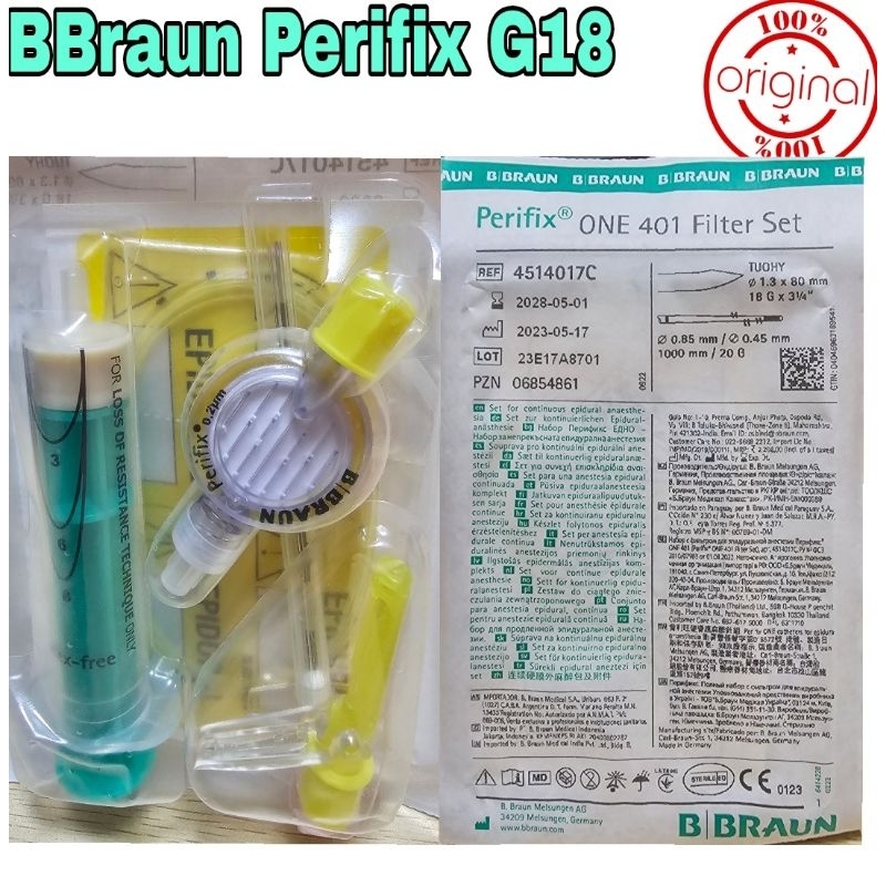 BBRAUN Perifix Epidural G18 (401 filter Set) | Shopee Philippines
