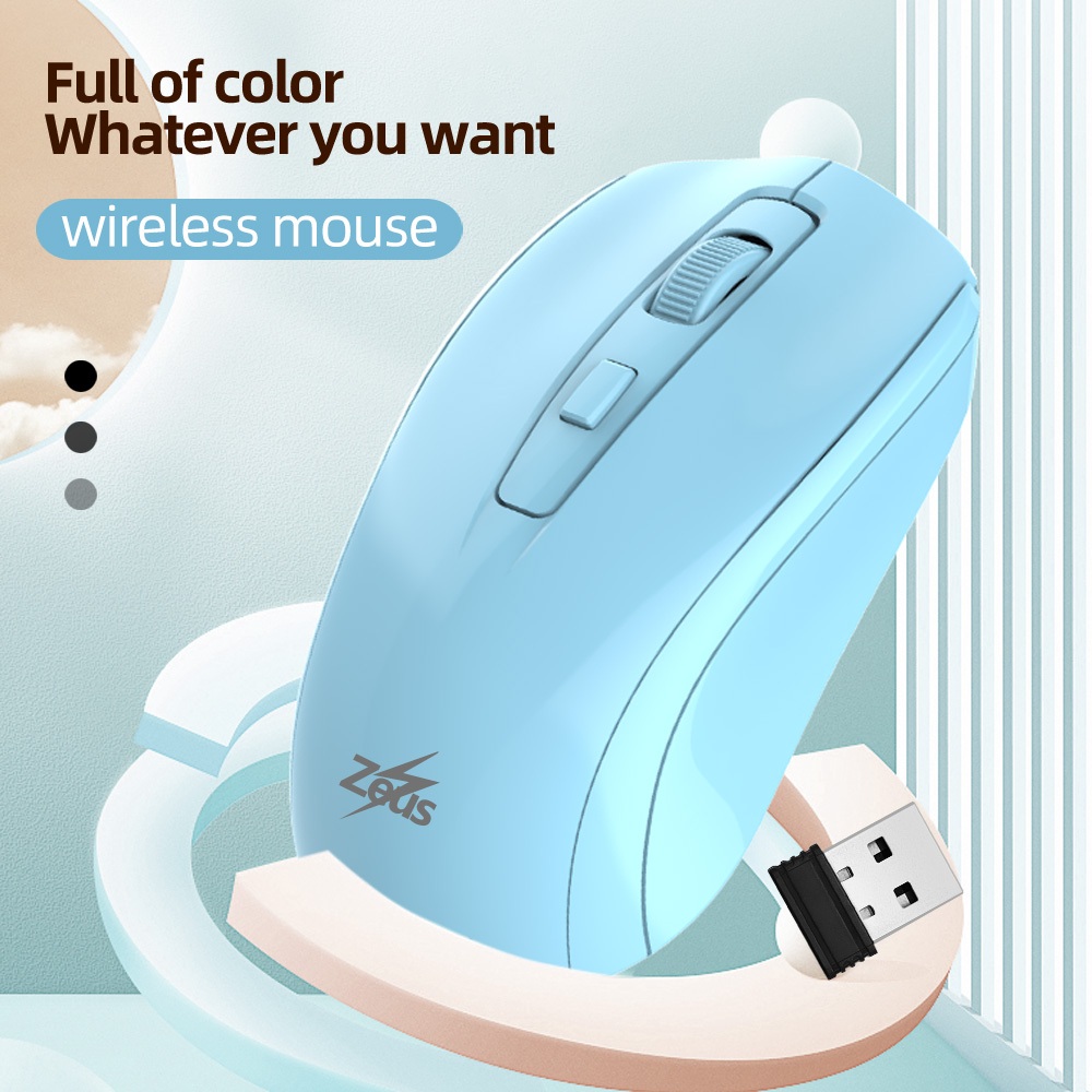Zeus M-006 Wireless Mouse With Nano Receiver And 3 DPI Adjustment 3 ...