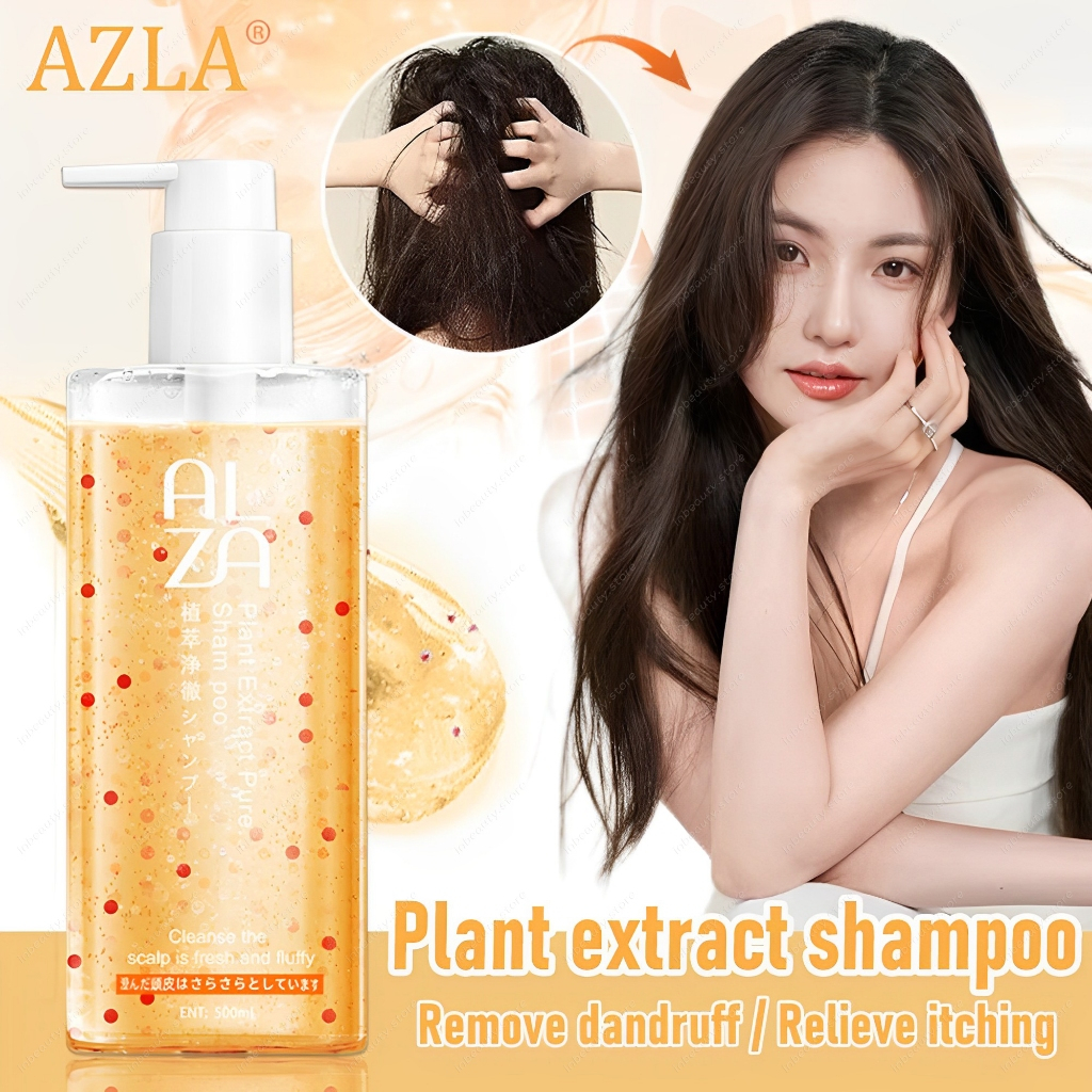 500ML AZLA Shampoo Anti Hair Loss Firming Hair Oil Control Fluffy Hair Lotion for Men and Women ...