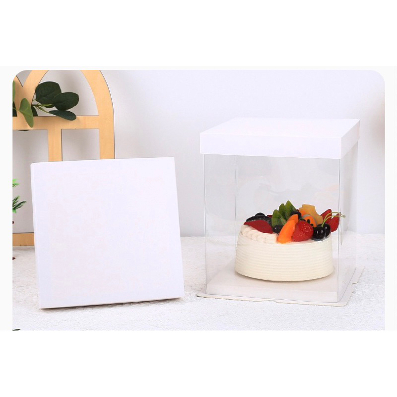 Transparent Cake Box/ Square Acetate Cake Box | Shopee Philippines