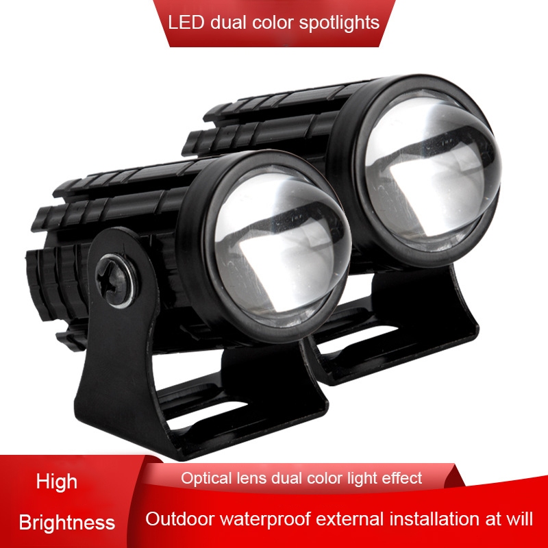 Miliso Universal Motorcycle Mini Driving Light Motorcycle LED HeadLight ...
