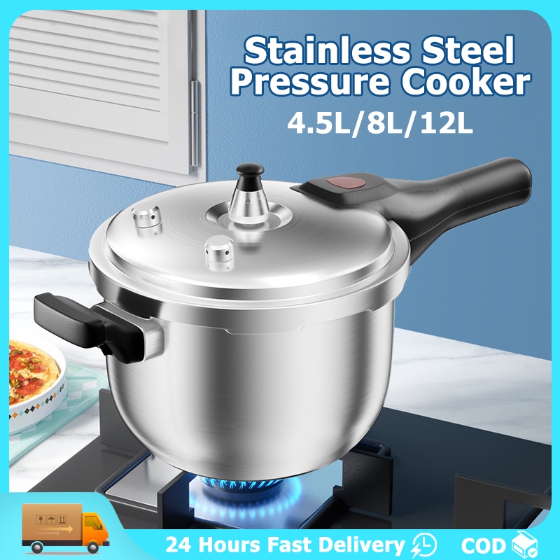 Pressure Cooker 4.5L/8L/12L Stainless Steel Gas Stove Universal ...