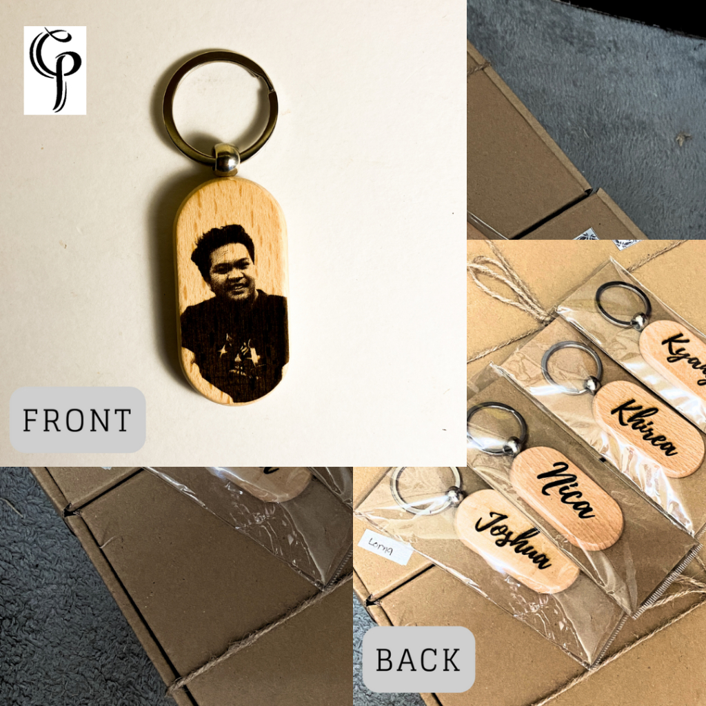 Personalized Keychain with face and name back to back | Shopee Philippines
