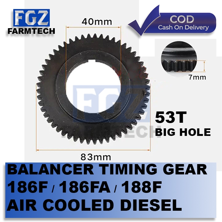 Yanmar 186f Parts Diagram Camshaft Timing Gear For D400-F3 186f Diesel ...