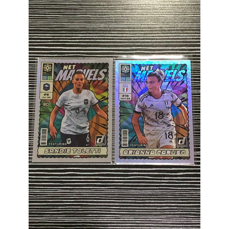 FIFA WWC DONRUSS 2023 - Net Marvels Cards Arianna Caruso Sandie Toletti ...