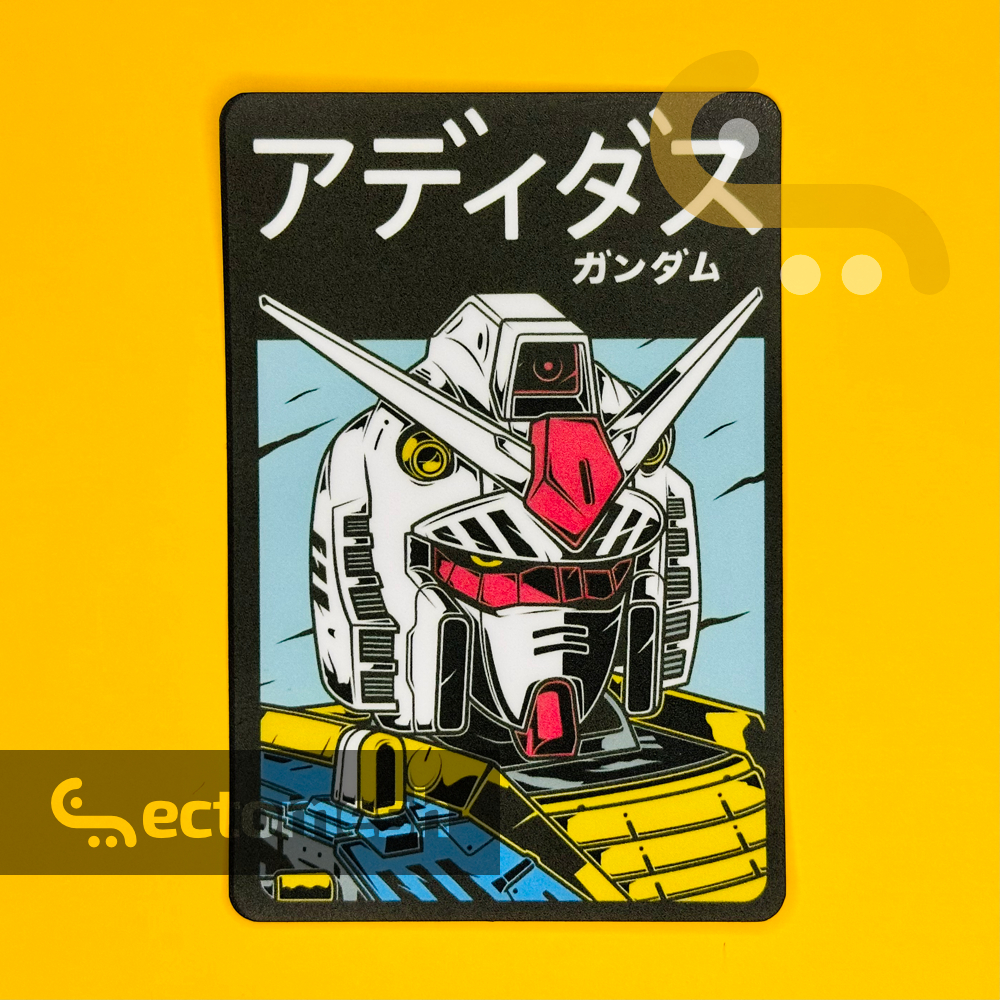 Gundam RX-78-2 Rect Badge - Vinyl Waterproof Sticker by Ectomesh ...