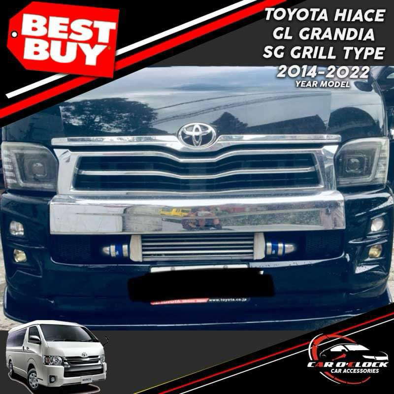 Toyota Hiace GL Grandia 2015 - 2020 Grill SG Type | Shopee Philippines