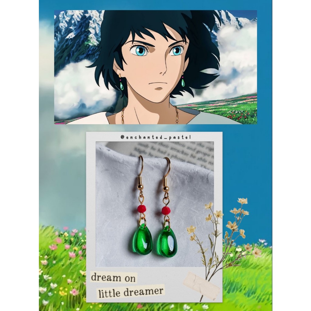 Studio Ghibli • Howl's Moving Castle • inspired beaded earrings by ...