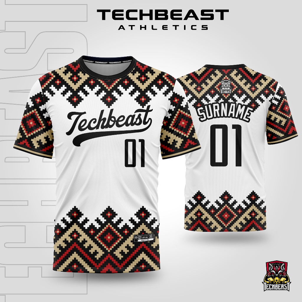 Tribe T-shirt Full Sublimation Jersey Techbeast ( CUSTOM NAME + NUMBER ) | Shopee Philippines