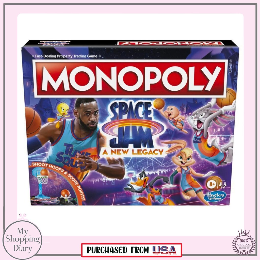 Authentic Monopoly Space Jam Board Game | Shopee Philippines