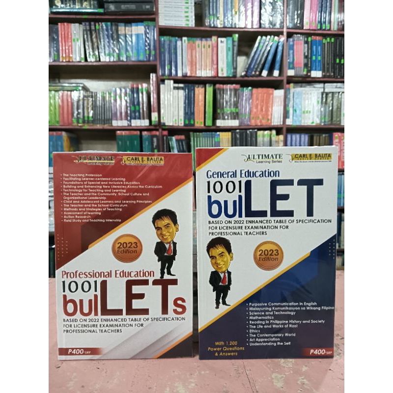 1001 bulLET 2023 Edition Enhanced Table of Specification for Licensure Examination for Teachers ...