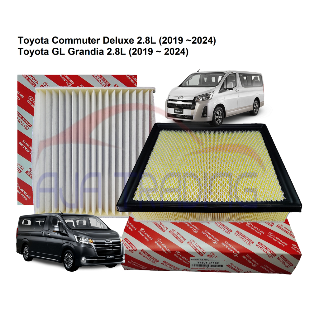 Combo Air Filter and AC Filter for Toyota Hiace GL Grandia 2.8L ...