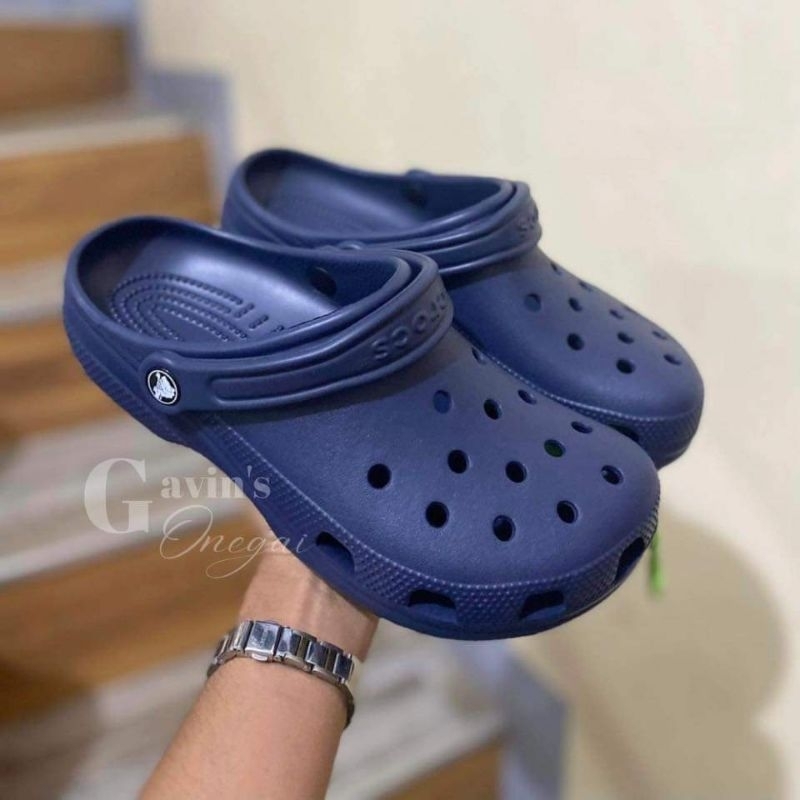 CROCS CLASSIC CLOG IN NAVY 100% ORIGINAL | Shopee Philippines