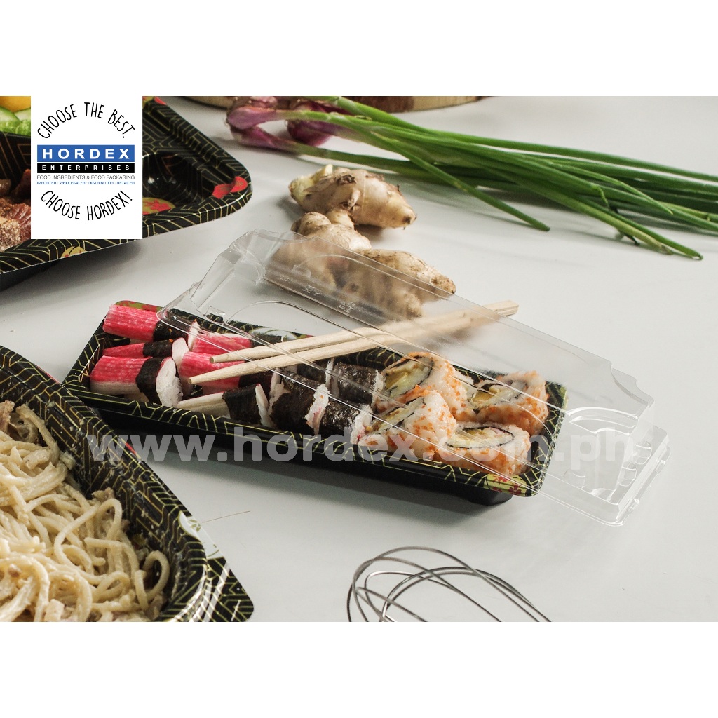 PLASTIC SUSHI TRAY with PRINT (10pcs) | Shopee Philippines