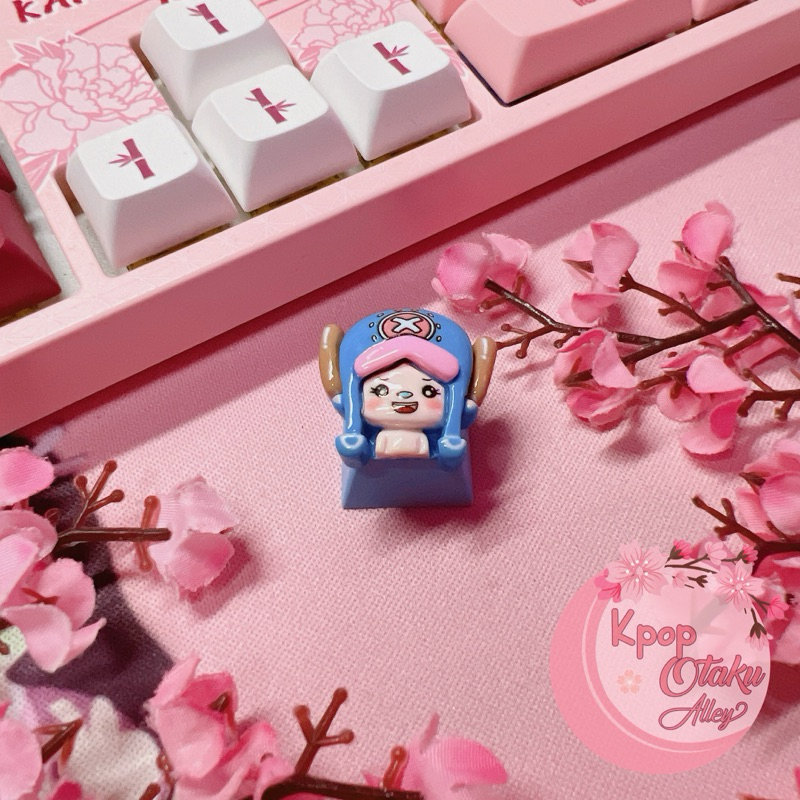 One Piece Flat Resin Artisan Keycaps | Kpop Otaku Alley Keycaps ...