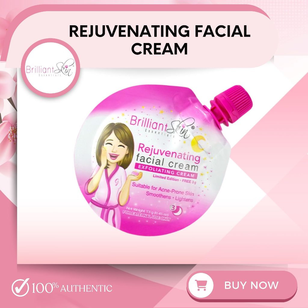 Brilliant Skin Essentials Rejuvenating Facial Cream Circle Sachet W