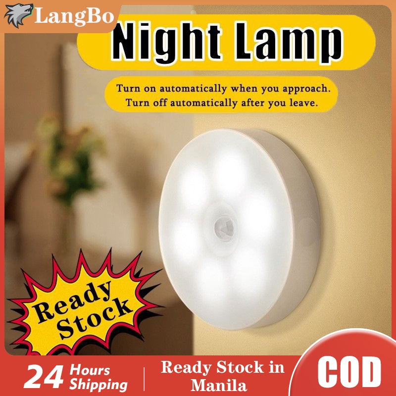 LED PIR Motion Sensor Night Light for Room Stairs,Cabinet,Wardrobe ...