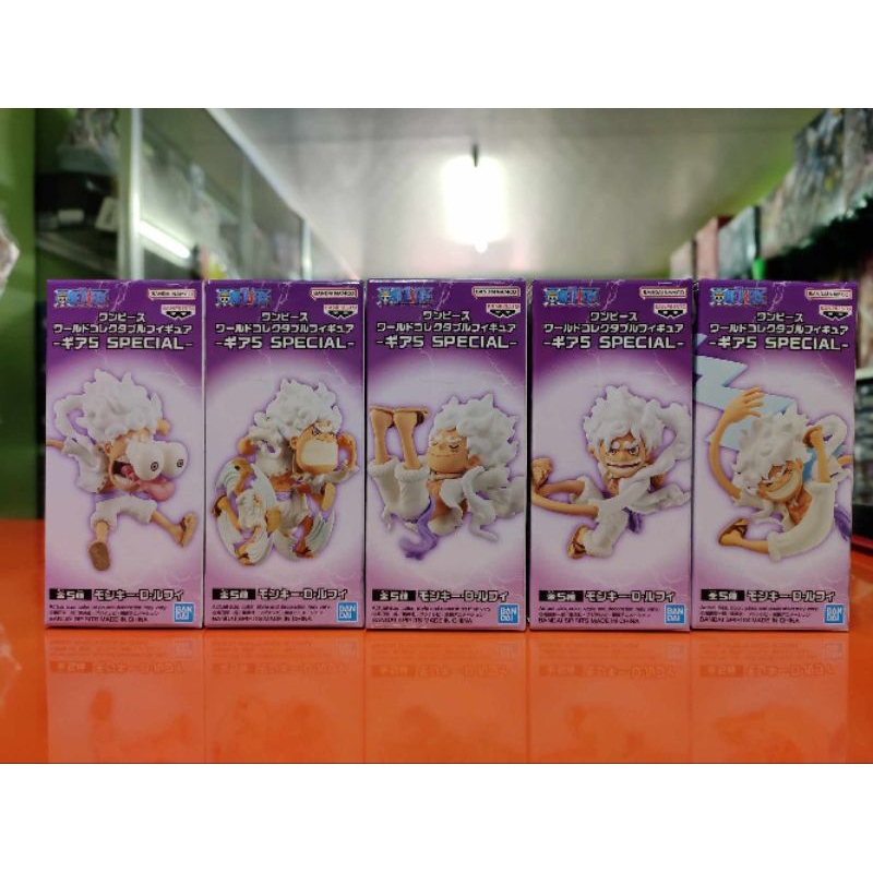 Banpresto WCF Special Luffy Gear 5 set of 5 Figures | Shopee Philippines