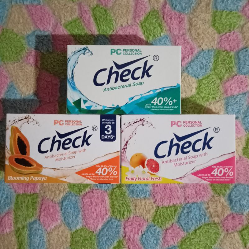 PC 'Check' (Antibacterial Soap) | Shopee Philippines