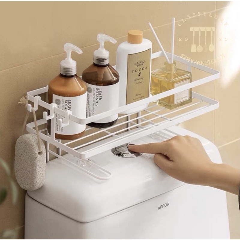 Toilet Rack Organizer Bathroom Storage Rack Shelf Toiletries Storage ...