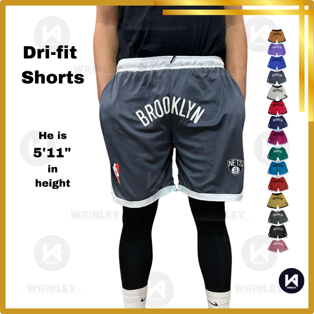 Brooklyn Men's Basketball Shorts with Dri-Fit Fabric and NBA Jersey ...