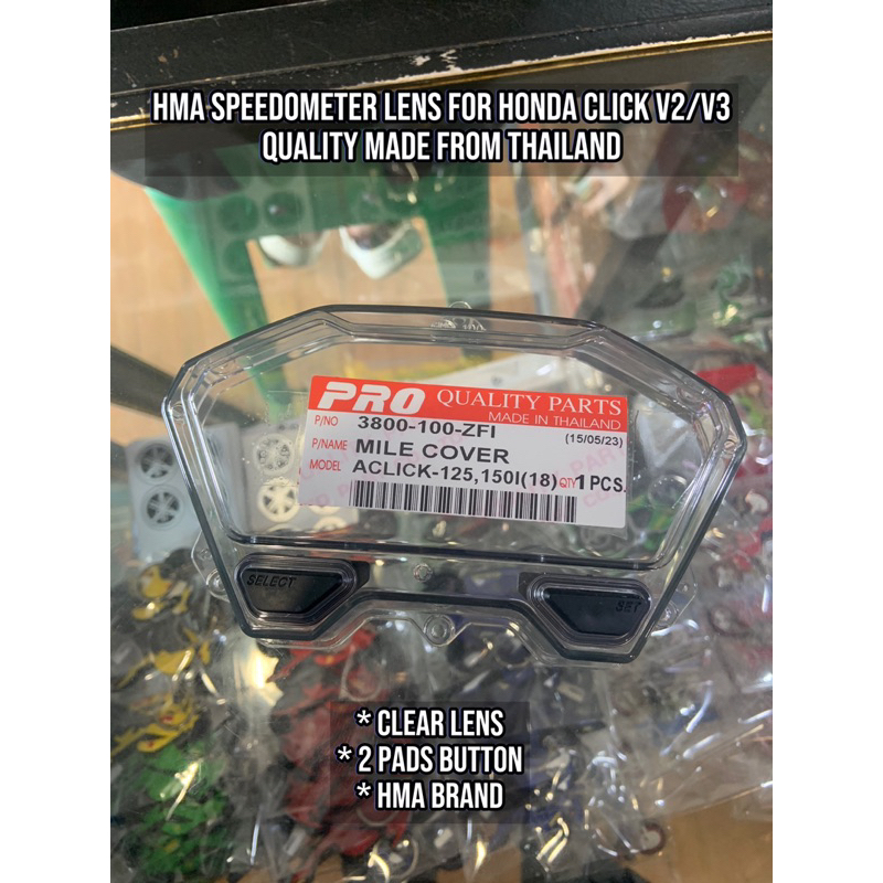 HMA Speedometer lens for Honda Click V2/V3 Quality made from Thailand ...