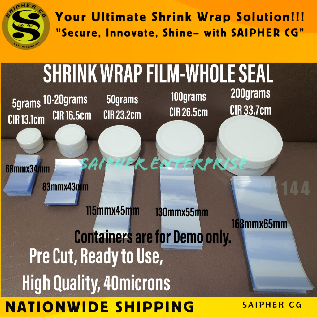 Shrink Wrap Plastic Packaging /Shrinkable Plastic Sealer Tape for ...