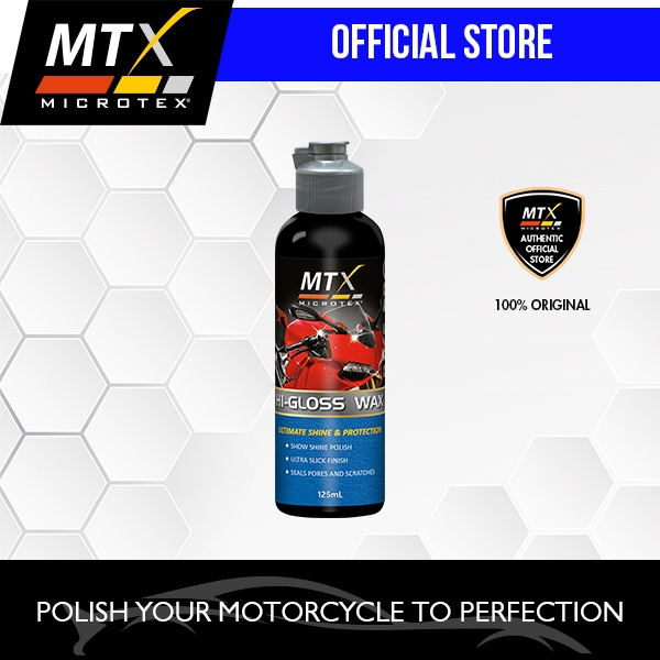 Microtex Bike Hi-Gloss Wax 125ml (Ultimate Shine & Protection, MTX ...
