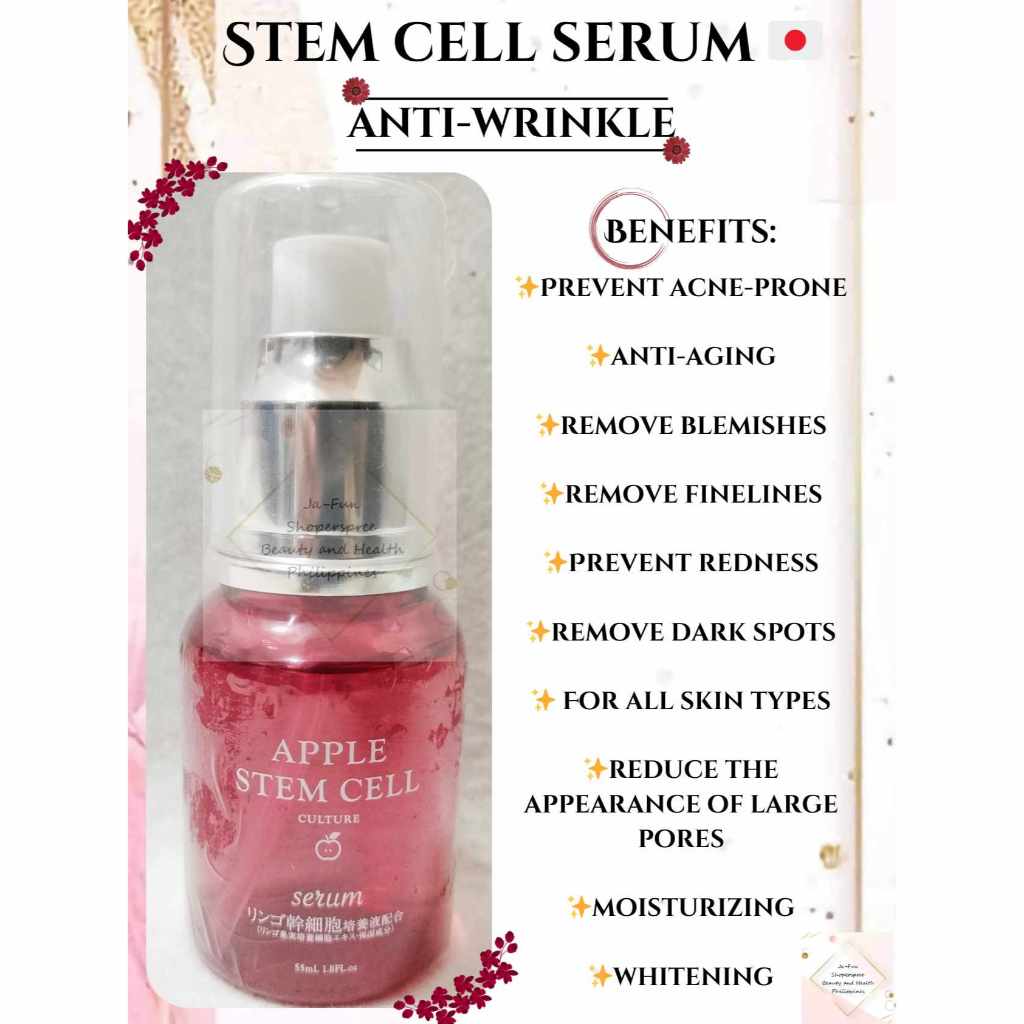 JAPAN STEM CELL SERUM ( JAPAN DAISO STEM CELL SERUM APPLE CULTURE ...