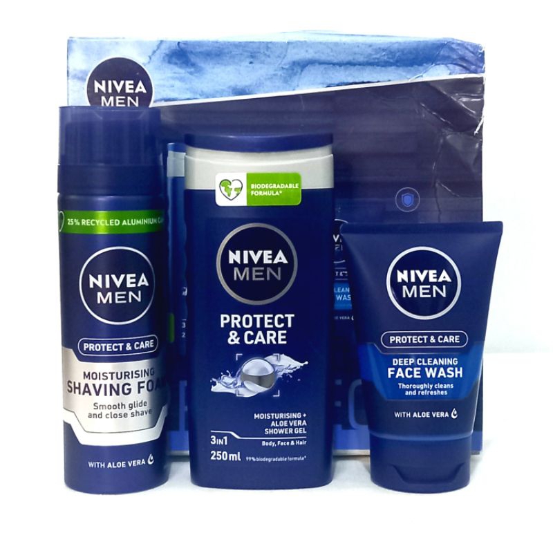 NIVEA MEN PROTECT&CARE KIT (FROM USA) | Shopee Philippines