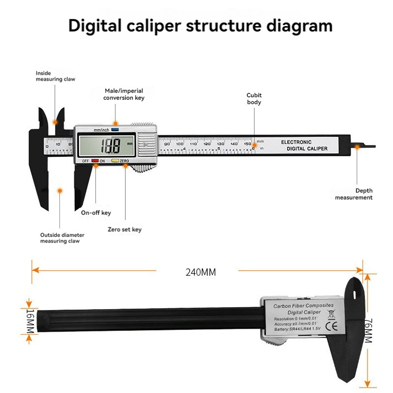 0-150mm electronic digital scale Professional measuring tools high ...