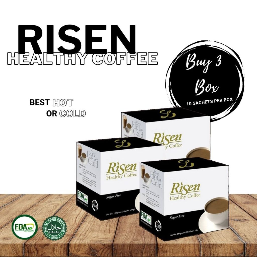 3 BOXES Dreamlife Risen Coffee Mix Libido Booster Immune Booster Anti ...