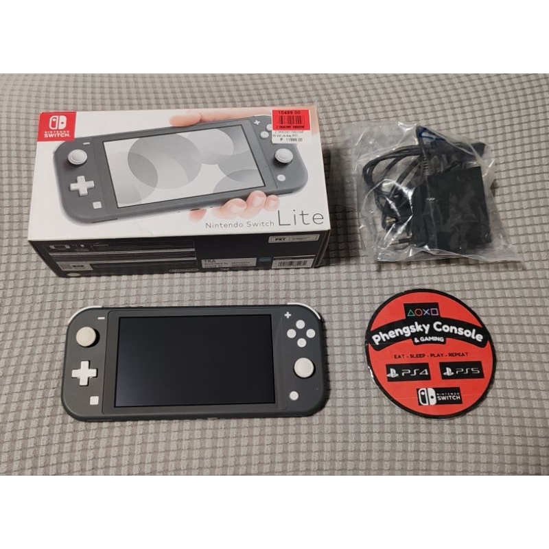 Nintendo switch lite grey (pre-loved console) | Shopee Philippines