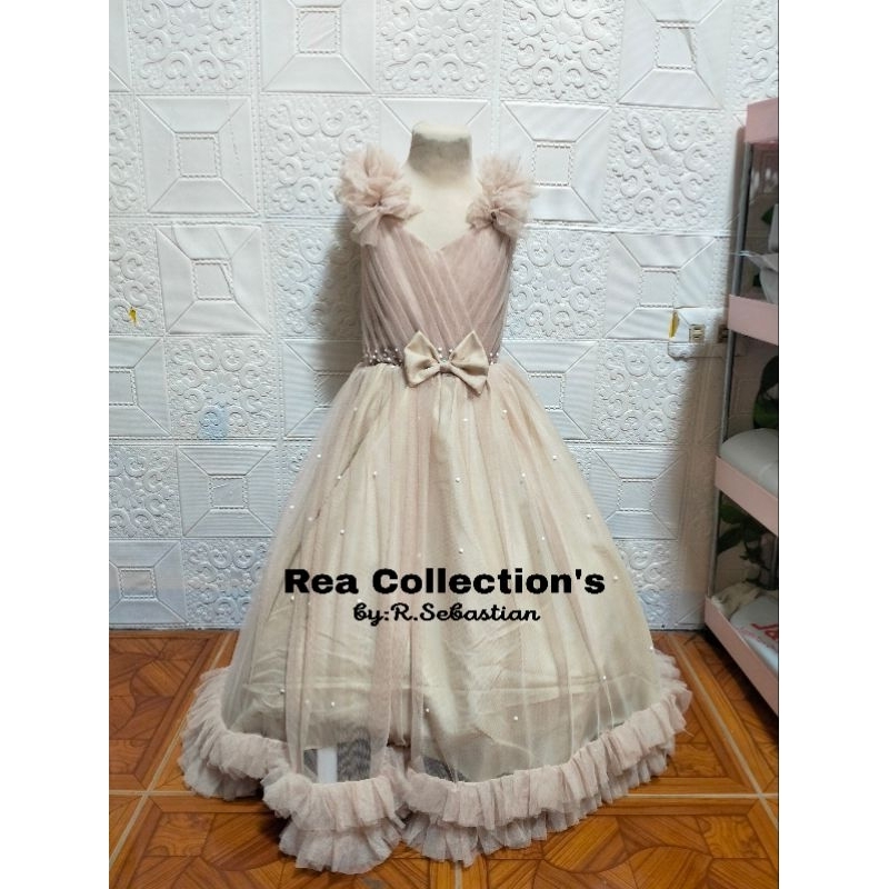 FLOWERGIRLS GOWNS TULLE RAFFLES | Shopee Philippines