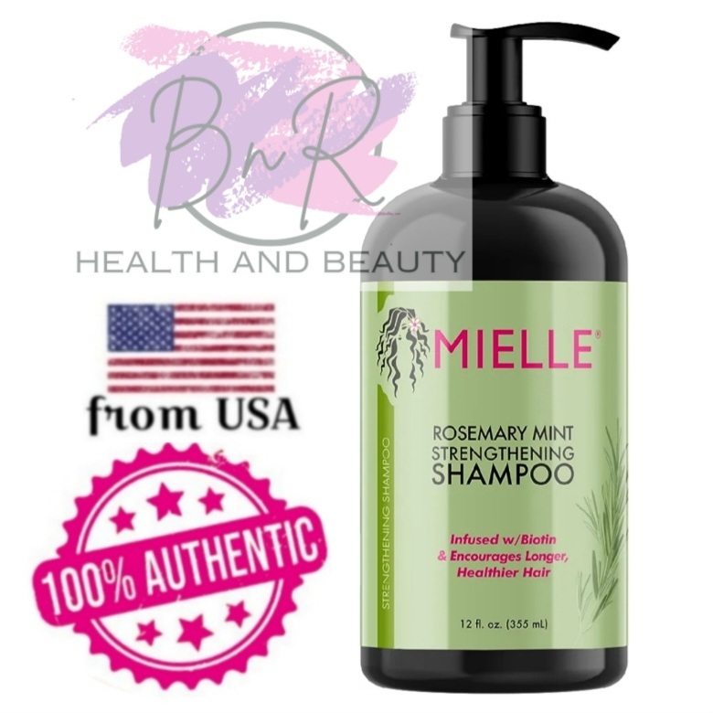 Mielle Organics Rosemary Mint Strengthening Shampoo 355ml | Shopee ...