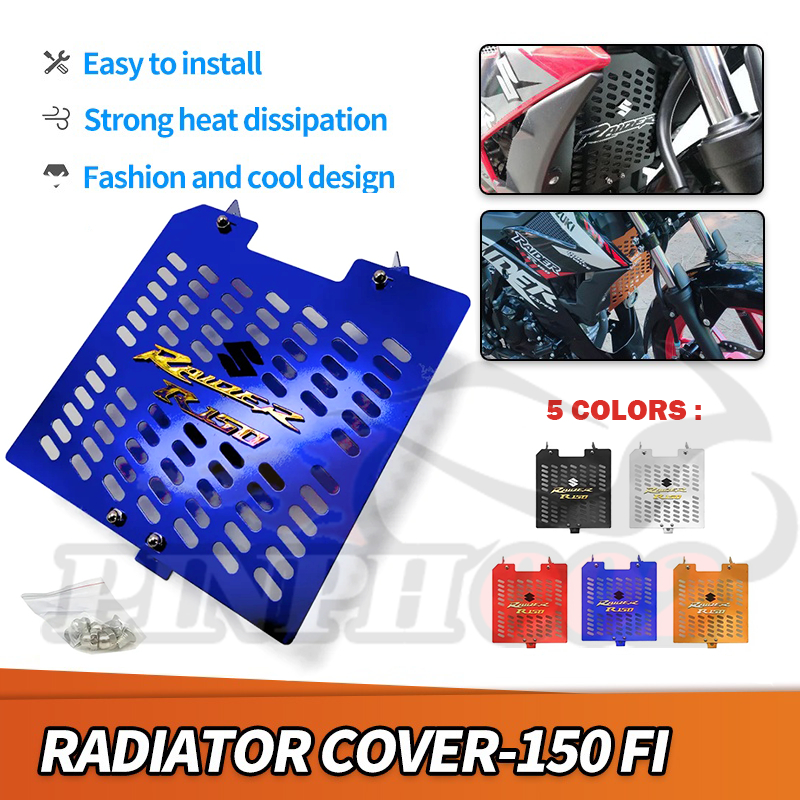 RAIDER R150 FI Motorcycle Radiator Alloy Iron Cover Radiator Cover ...