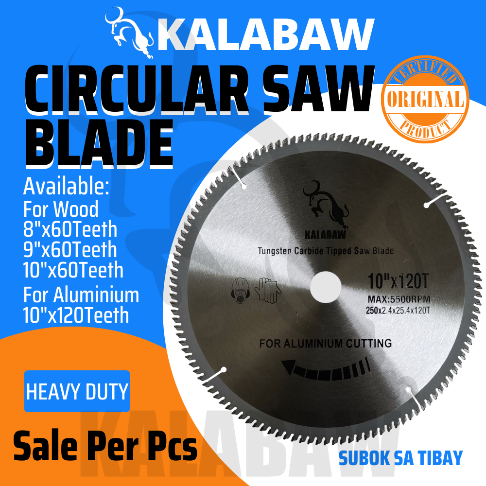 1Pcs Kalabaw Circular Saw Blade 8" 9" 10" TCT Saw Blade for Wood ...