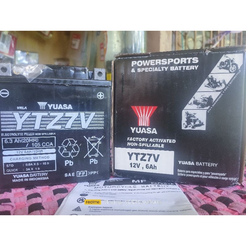 YUASA Battery Nmax V1 YTZ7V | Shopee Philippines