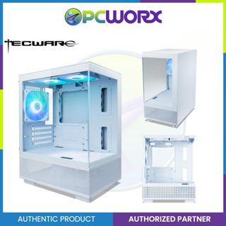 Tecware Infinity M2 Dual Tempered Glass mATX Case w/ 3x120mm ARGB Fans ...