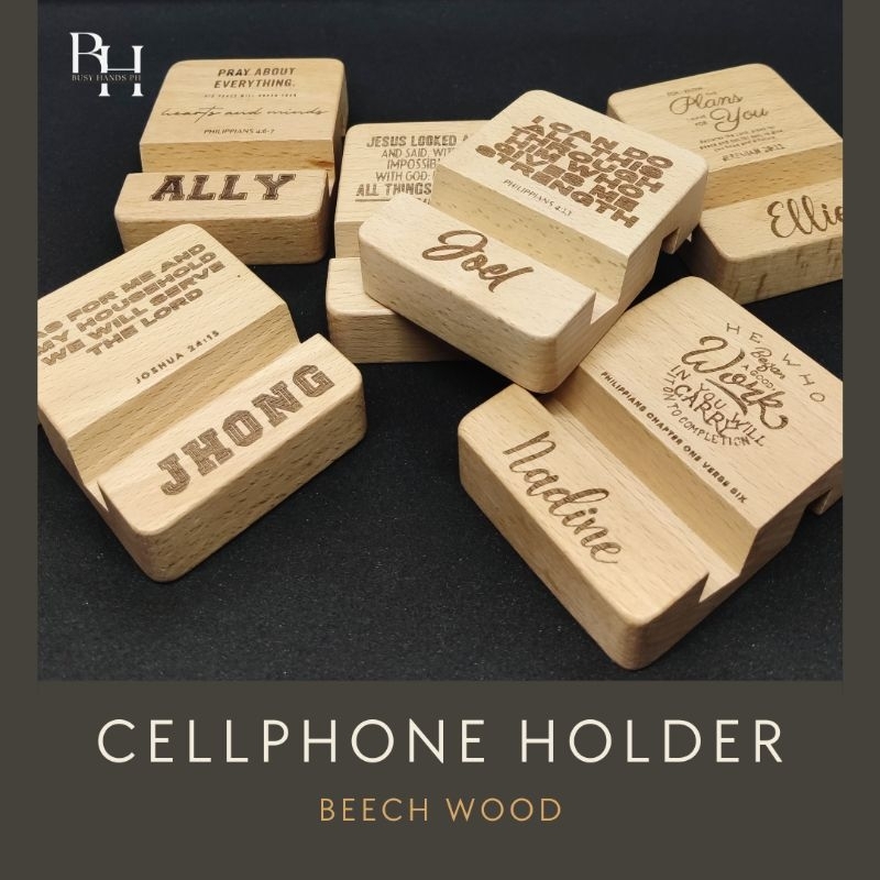 Mobile Phone Stand | BTS Phone Holder | Wooden Cell Phone Stand ...