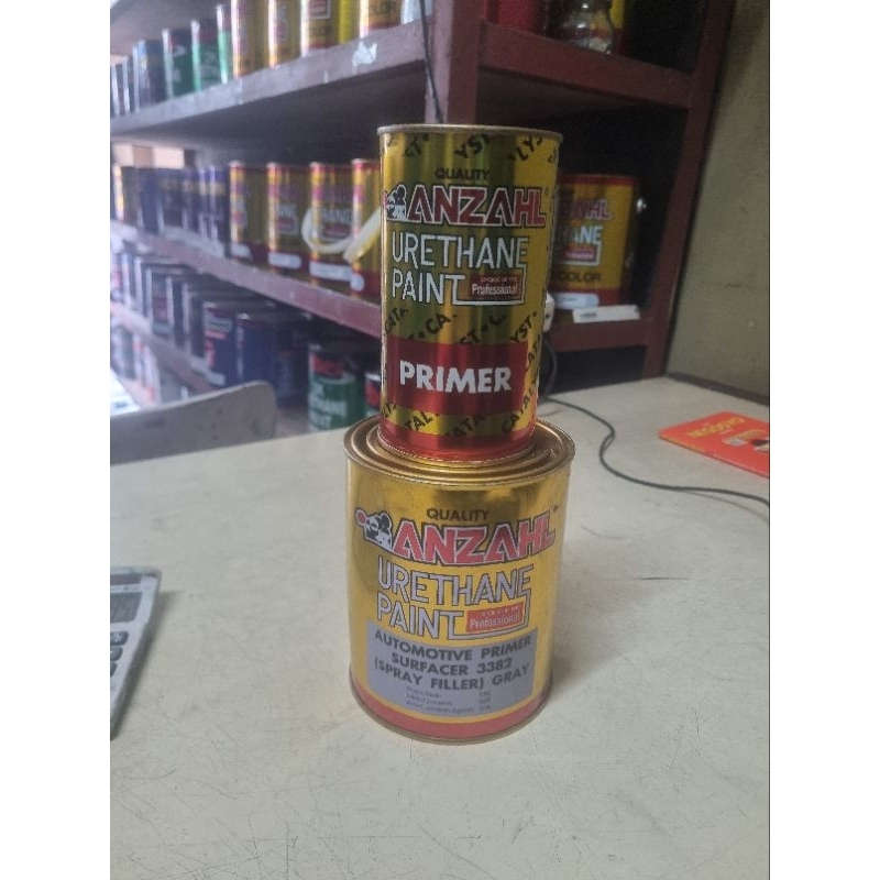 Anzahl Primer Surfacer Gray (3382) (Spray Filler) w/ Catalyst 1 Liter ...