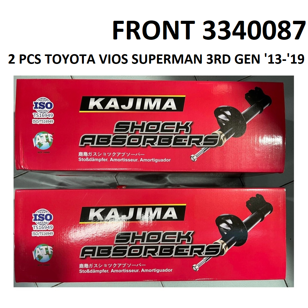 Toyota Vios SUPERMAN 2013-2019 FRONT Shock Absorber 2PCS 3340087 ...