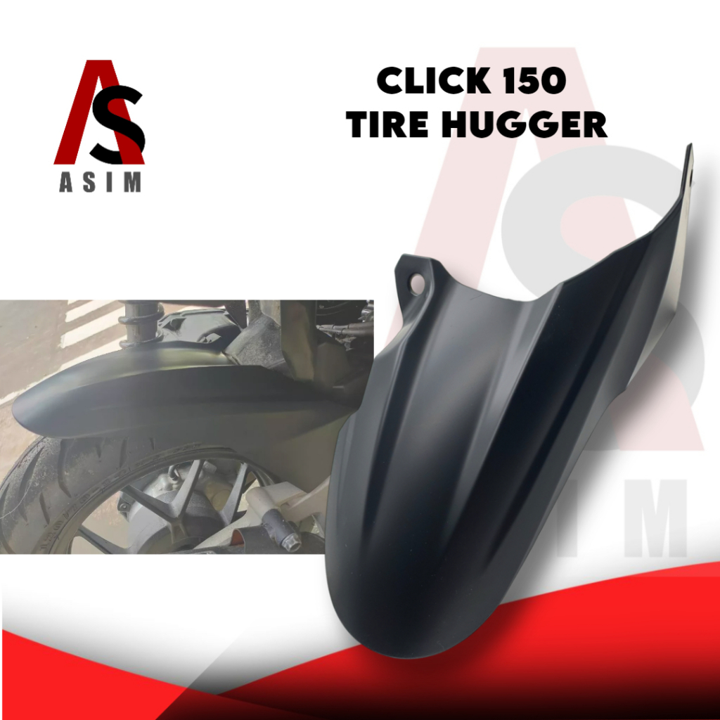 ASIM MOTORCYCLE HONDA CLICK 150 TIRE HUGGER MATTE BLACK | Shopee ...